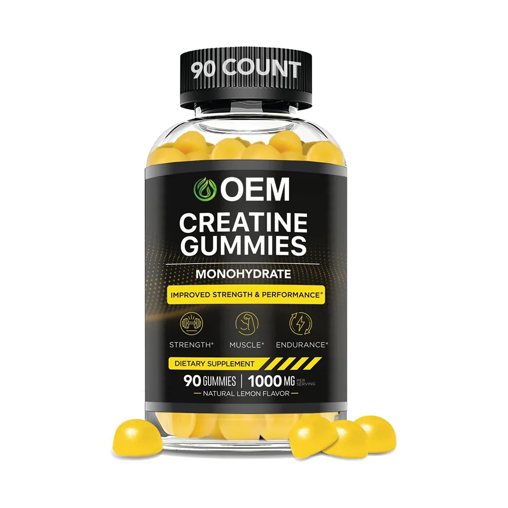 Creatine Monohydrate Gummies - Energy & Collagen Boosters