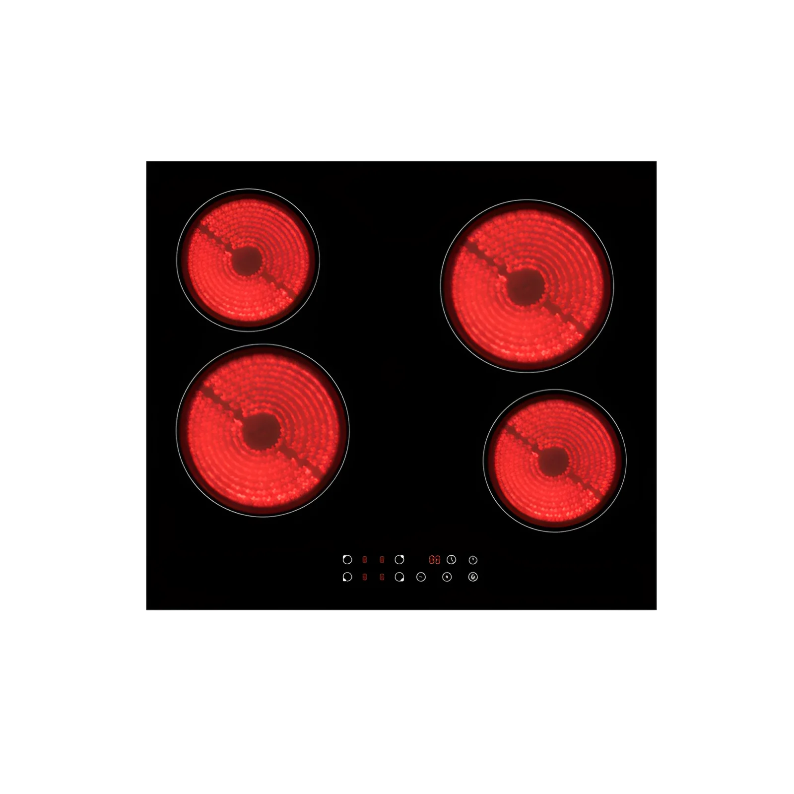 Multifunction Barbeque Halogen Two Hob Drop in Hotpot Stove Table 4 ...