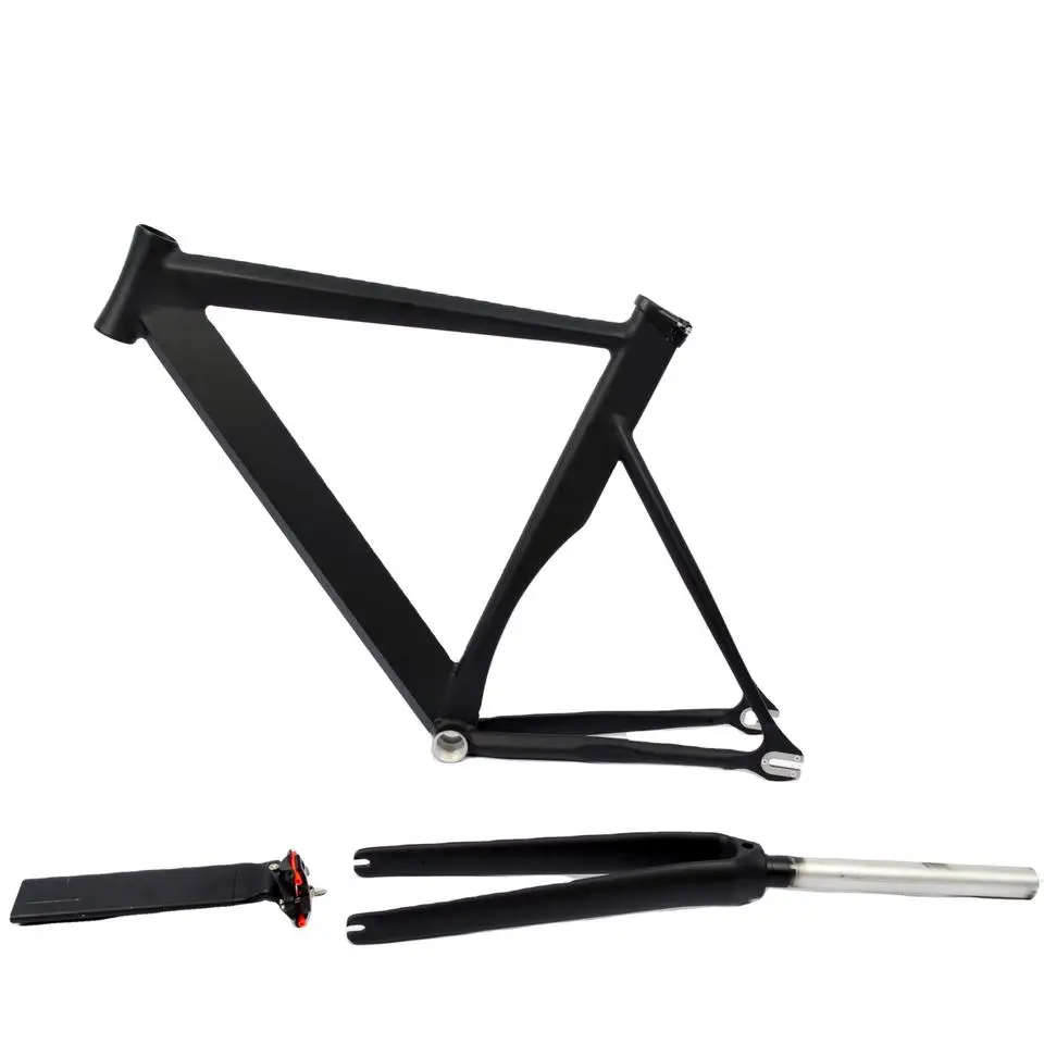 Oem Odm Factory Price Aluminum Bike Frame 700c High Quality Carbon Fork Fixed Gear Track Bike ...