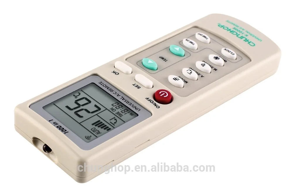 Chunghop K-1000e Ac Universal Remote Control Display Control For Air ...