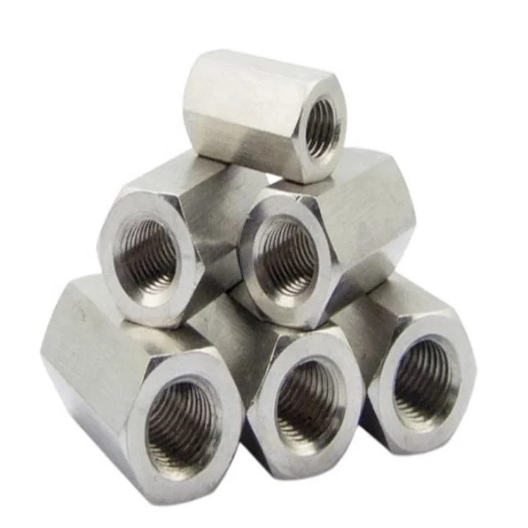 Dado Di Accoppiamento Esagonale Metrico Din6334 3/8 M4 M5 M6 M8 M10 M12 ...