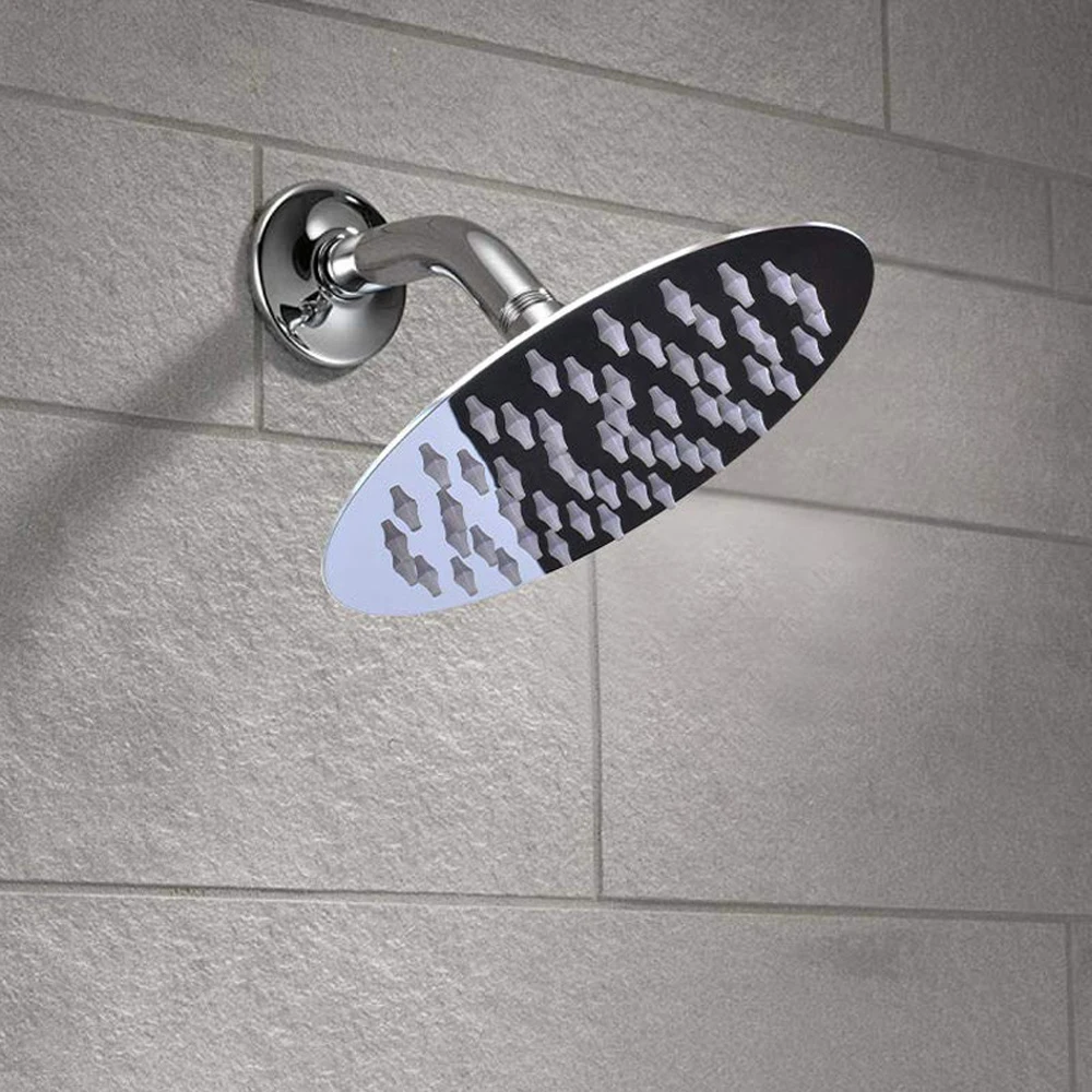 Luxury Modern Chrome Finish 6 Inch Rain Shower Head