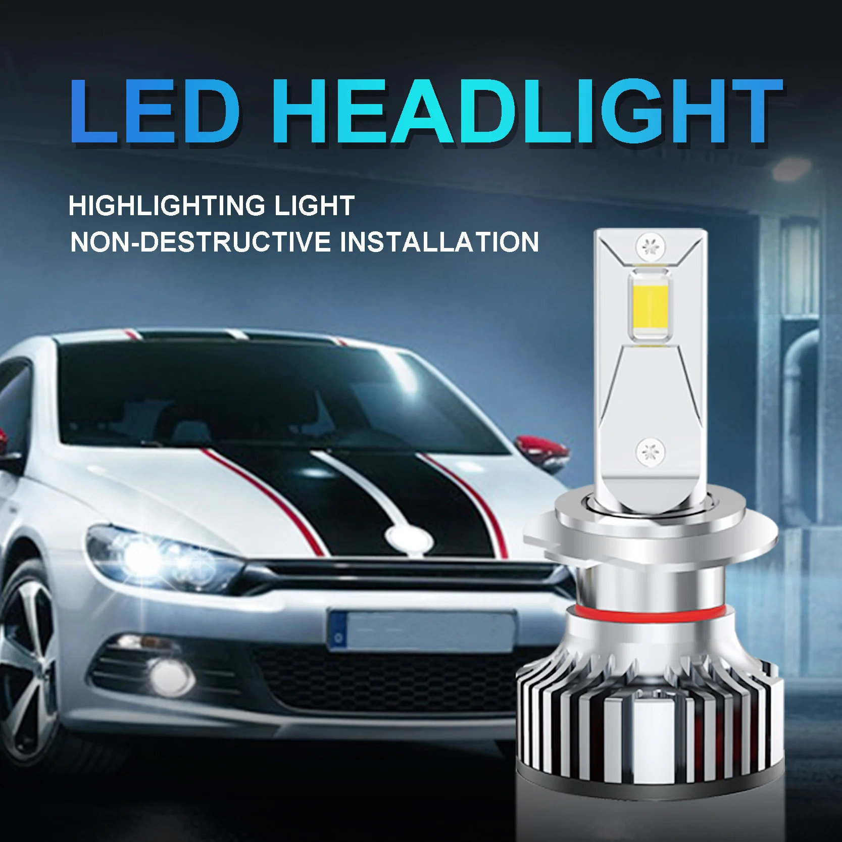 New Super Bright Custom Led Headlight Bulb Car Led Headlight Bulbs - Buy Led Headlight Car ...