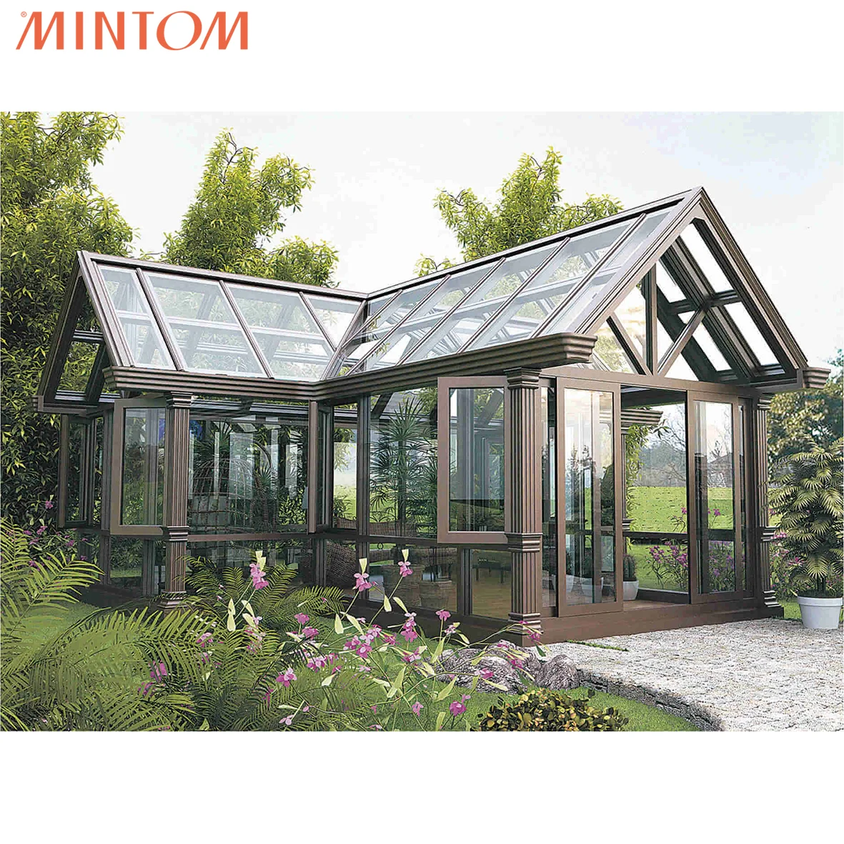 Mintom Thermal Break Glass Houses Soundproof Modular Garden Rooms ...