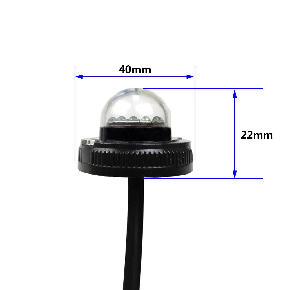 12 Leds Amber White Dual Color Emergency Light Bar by GDWLLIGHTING