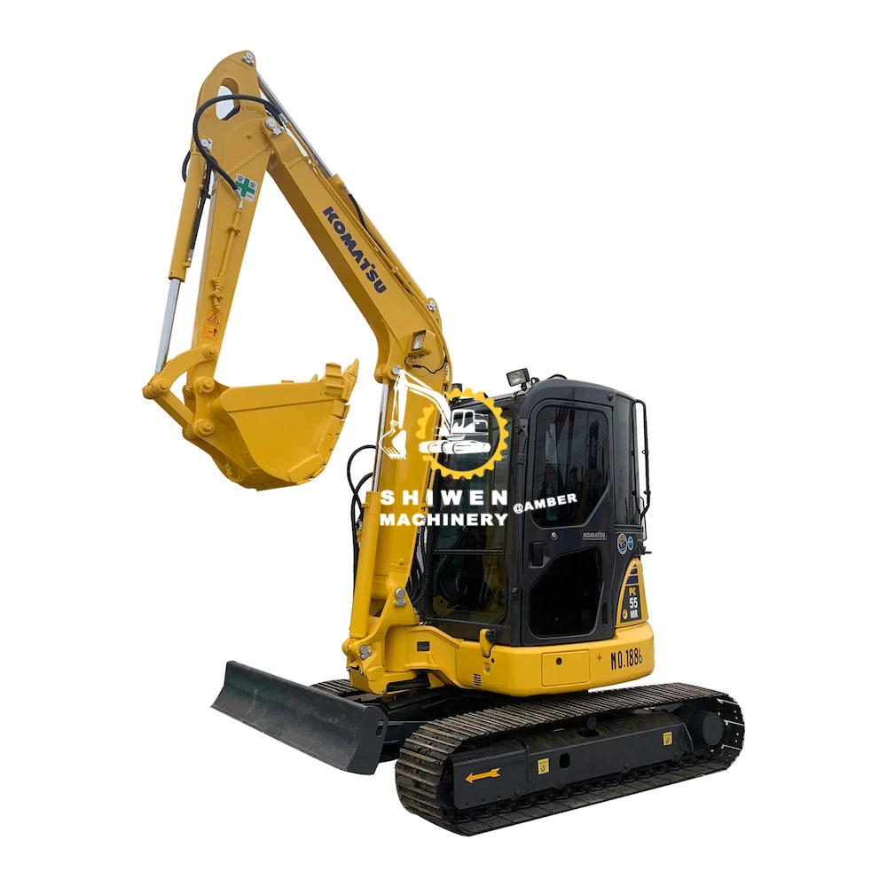 Used Construction Vehicles Komatsu Pc55 Pc55mr,5.5 Ton Mini Excavator Komatsu,Used Mini Digger ...