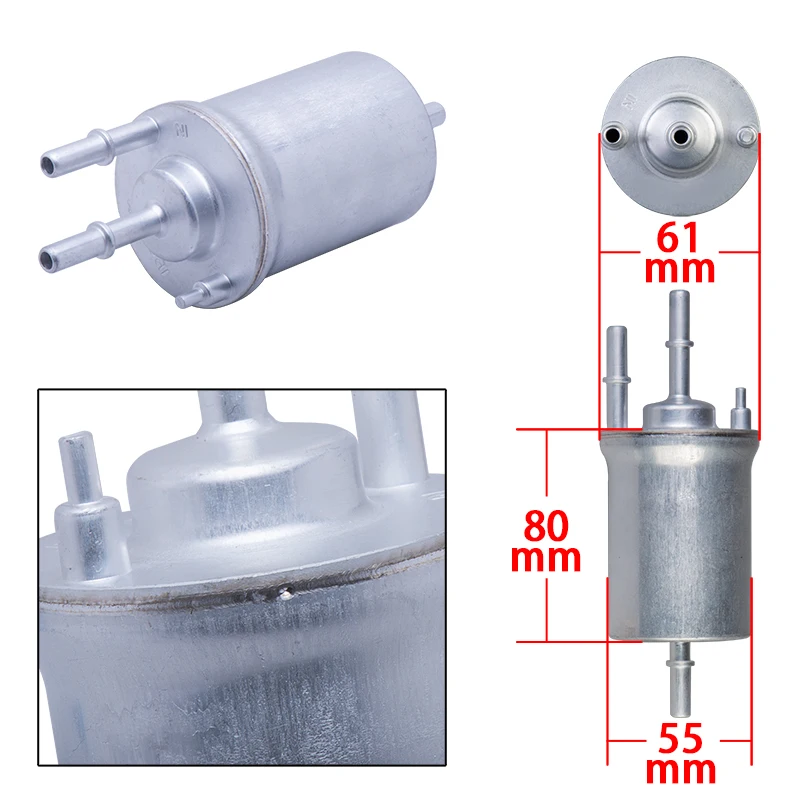 3.0Bar Fuel Pressure Regulator Filter Kit with AN6 Fittings and Clamp ...
