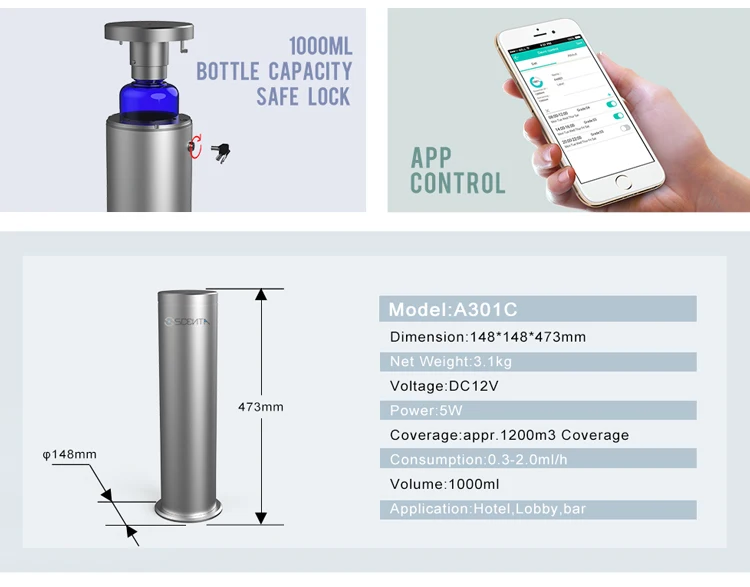 SCENTA Wholesale Electric Nebulizer Essential Oil Diffuser