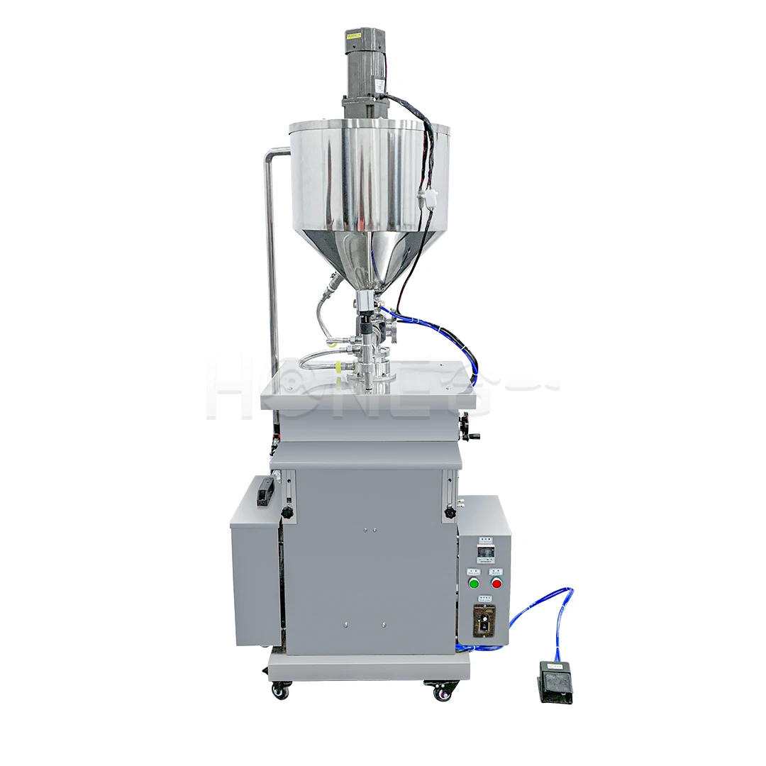Honemix Semi Automatic Hot Liquid Wax Mixing Filler Machine