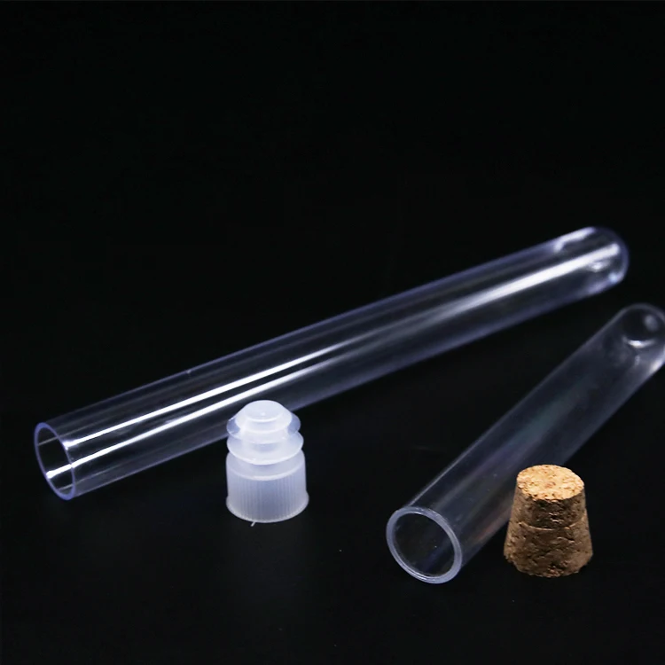 Customized Laboratory 12x100mm Plastic Test Tube With Cover - Buy ...