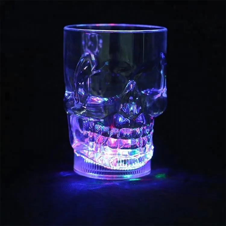 Beer Mug Luminous Cup Led Light Glass For Vodka Whiskey Cocktail Color ...