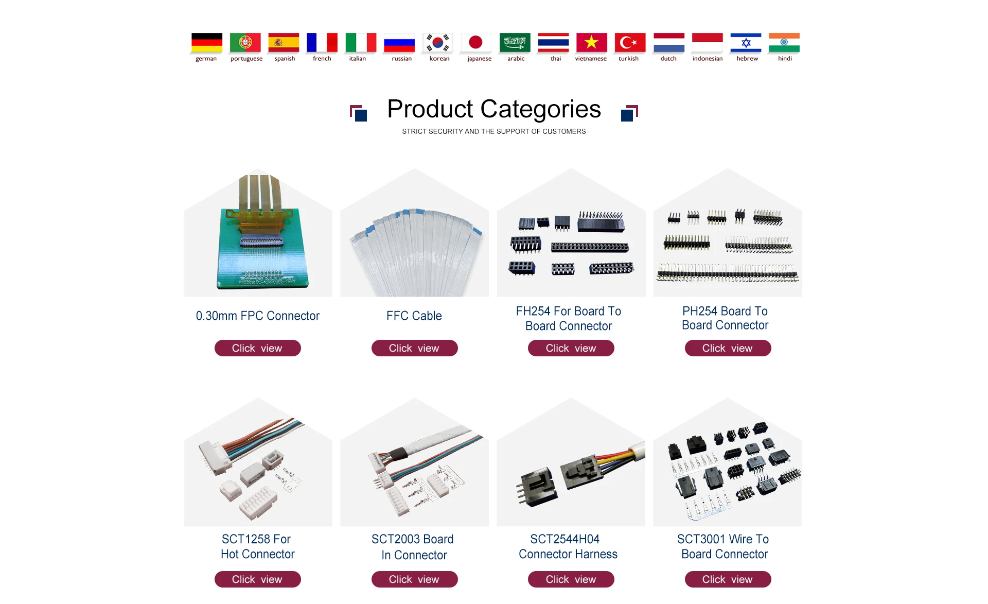Shenzhen Scondar Electronic Co., Ltd. - Wire to board connector, Jst Connector