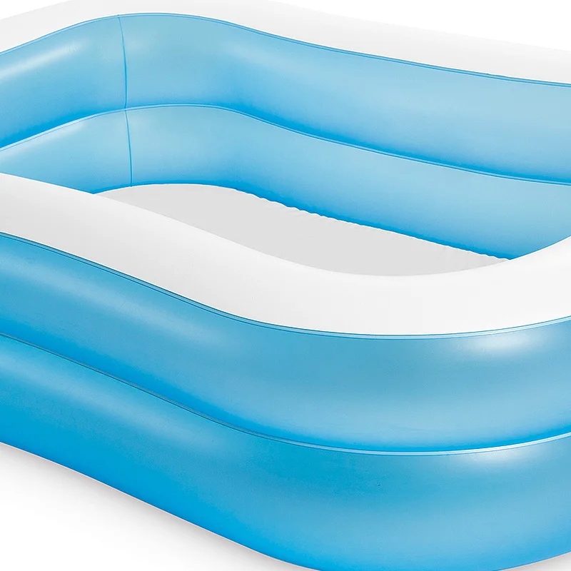 INTEX 57180 Family Pool - Durable Blue Swimmer's Paradise
