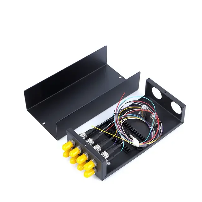 ST Desktop 8 Port Fiber Optic Terminal Box Wall Mounted Distribution ...