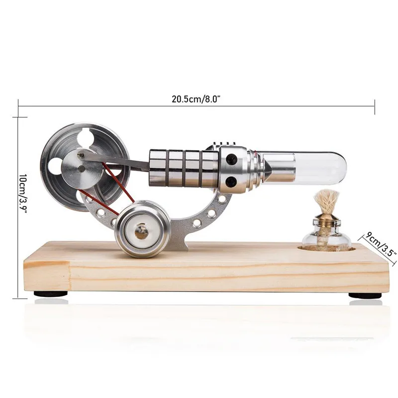 Mini Stirling Engine Diy Creative Motor Model Educational Heat Steam ...