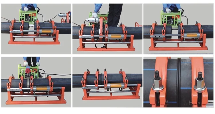 High Pressure Flexible PE Pipe Welding Machine for HDPE & PVC 280mm ...