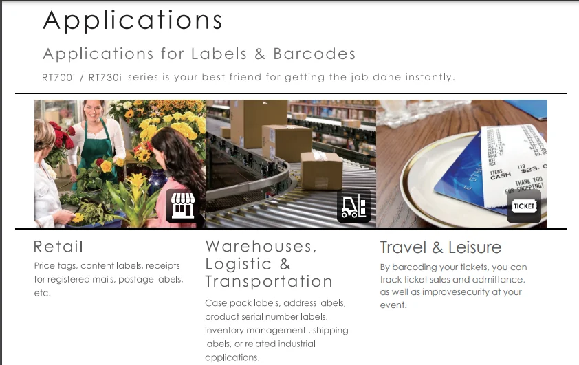 Godex Rt700i Barcode Printer Powerful Barcode Label Printer For Retail ...