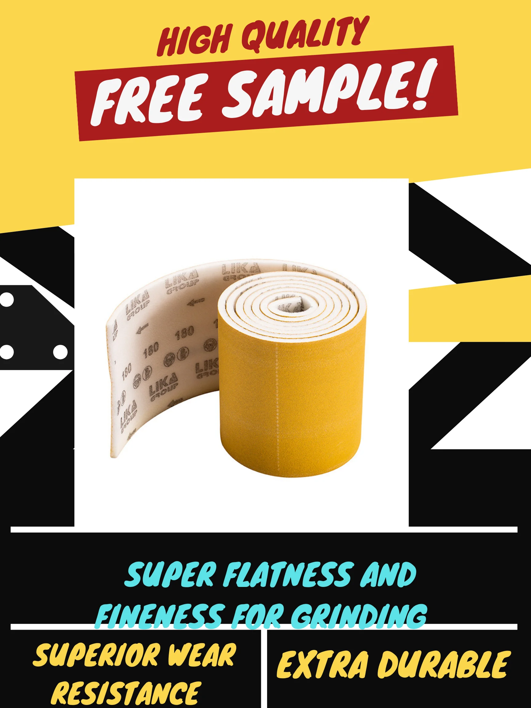 Yellow Abrasive Sanding Sponge Sandpaper Foam Sand Paper Roll - Buy ...