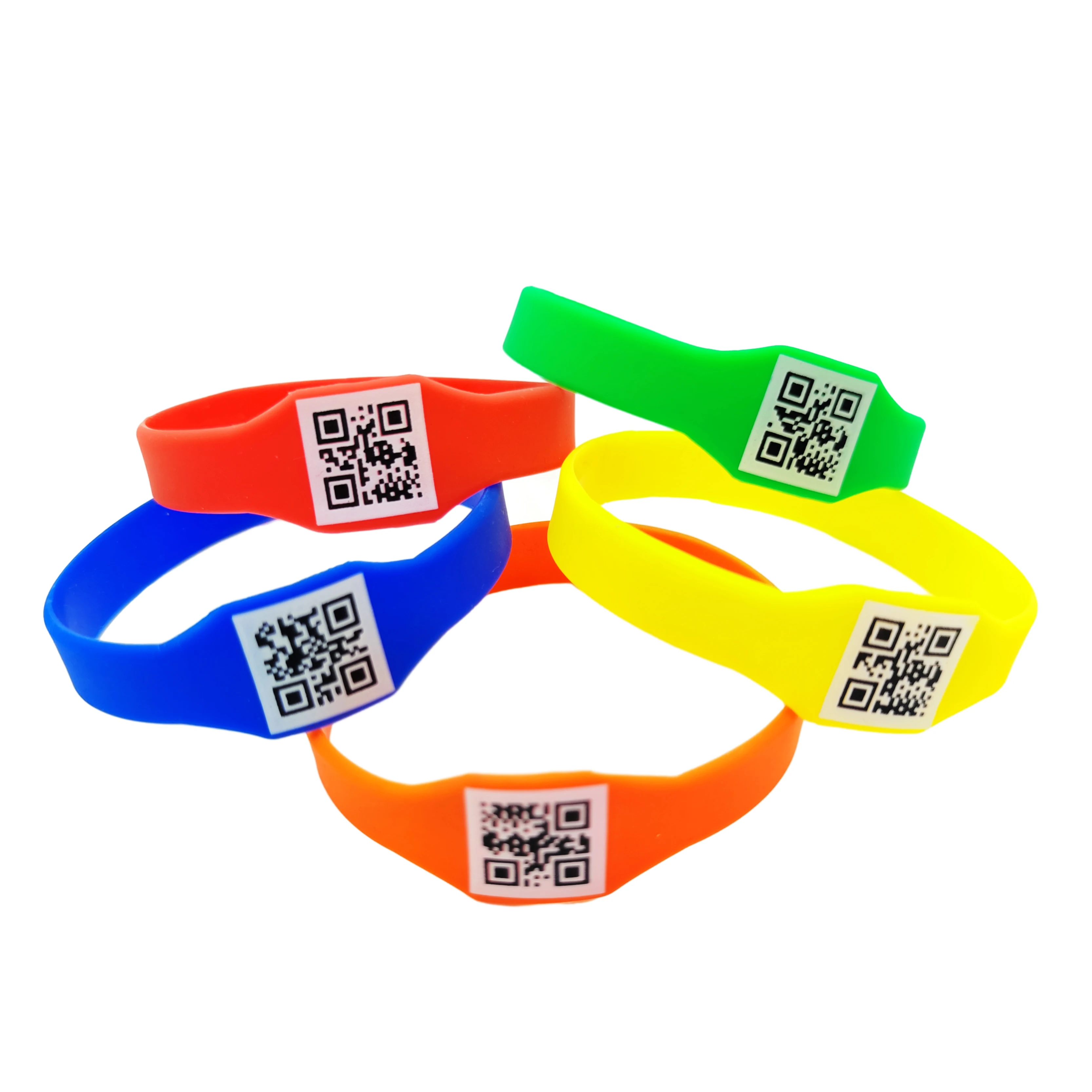 High Quality Custom Cheap Qr Code Silicone Wristband Customized ...