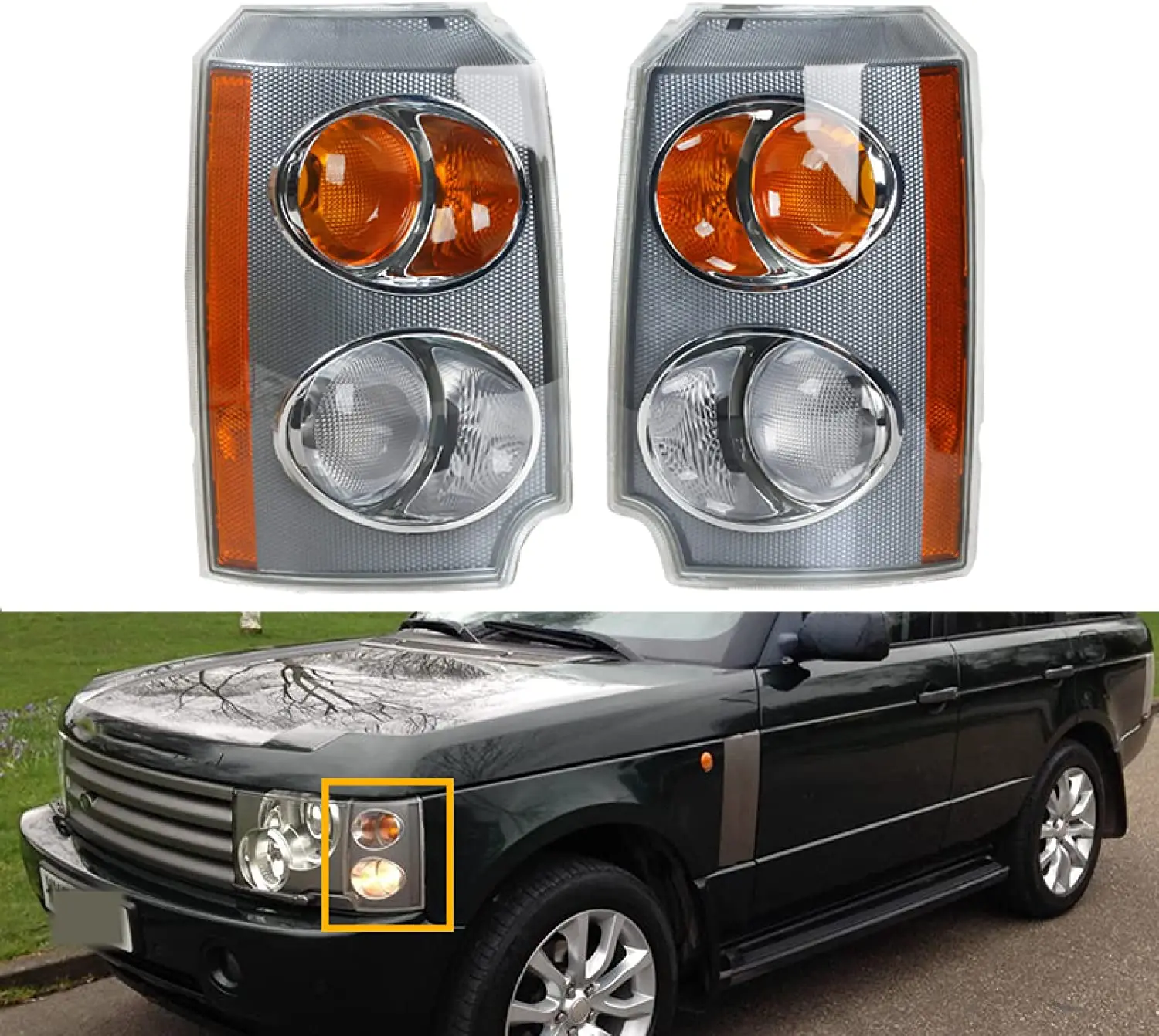 Ovovs Turn Signal Lights for Land Rover Range Rover L322