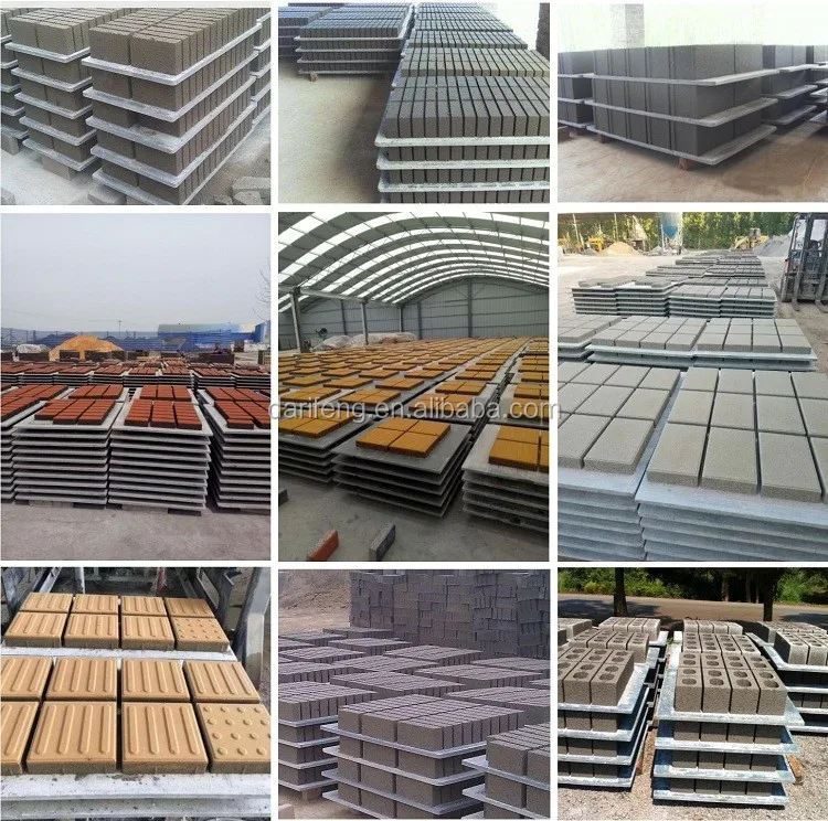 PVC Plastic Brick Pallets for Block Making Machines