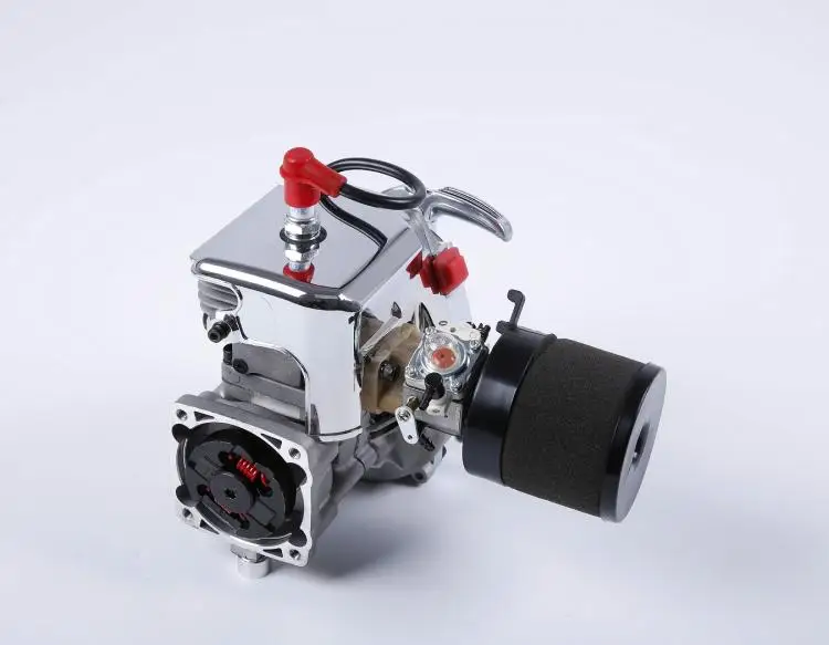 32cc Chrome Gas Engine With Walbro NGK Plug Spark 81019 for 1/5 Scale ...