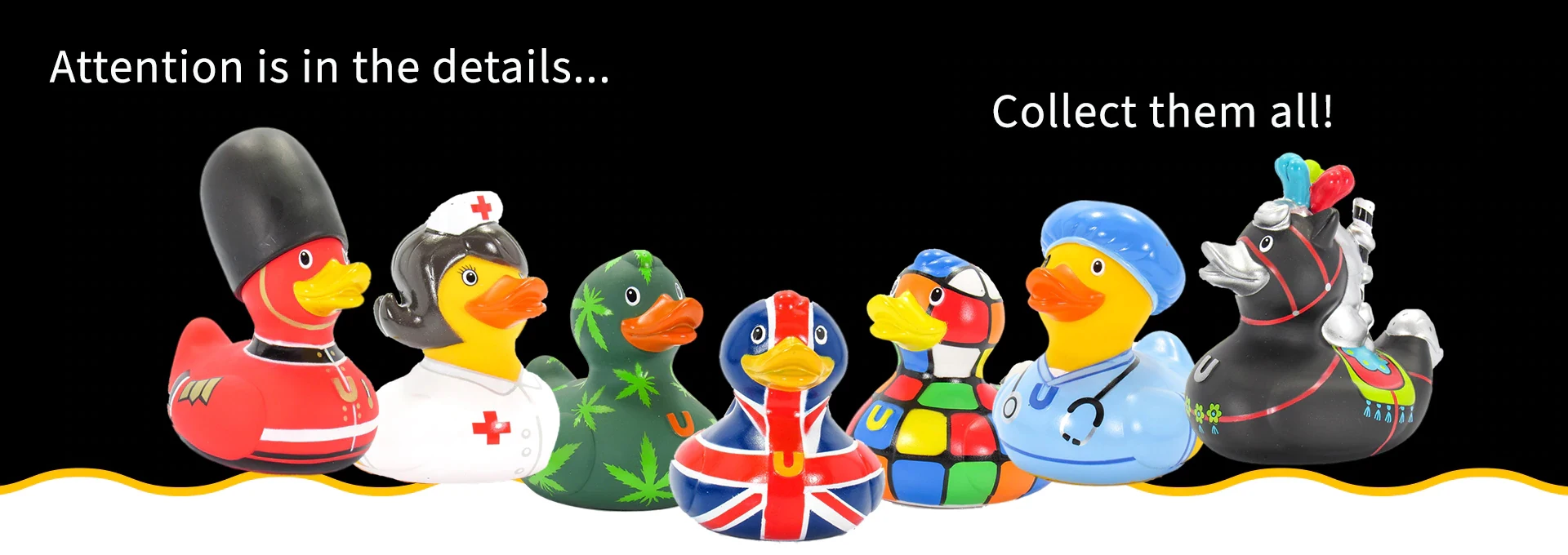 New Design Unique Yellow Duck Floating Weighted Captain Rubber Toy Bath ...