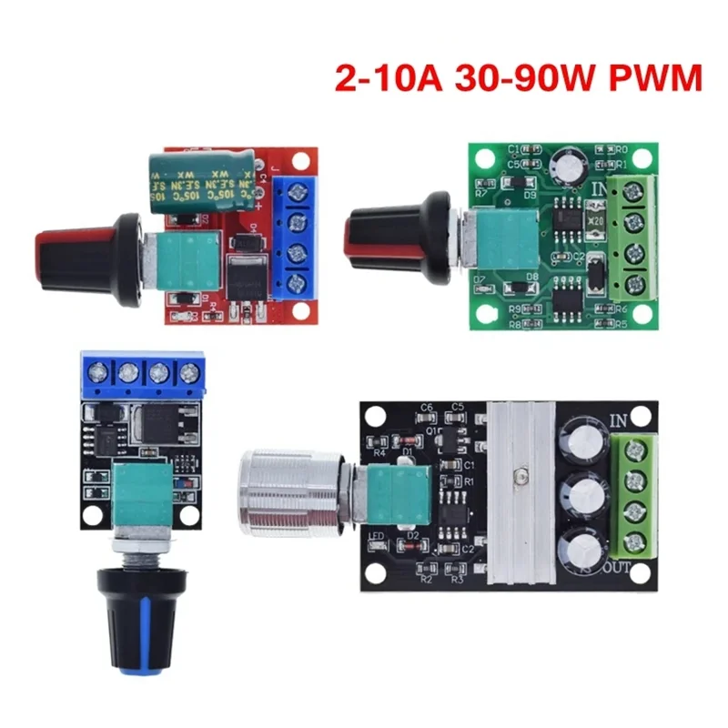 PWM DC Motor Speed Regulator Module 1.8V 3V 5V 6V 12V 15V 2A Speed ...