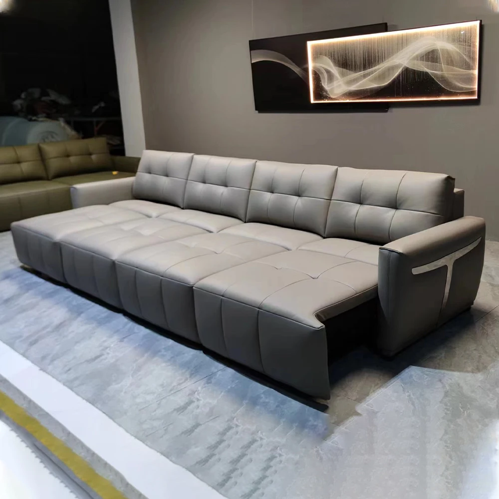 Linlamlim Electric Convertible Sofa Bed - Italian Leather