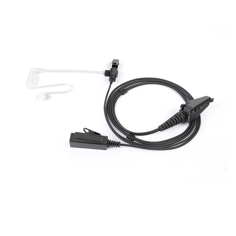 Covert Earpiece Trachea Concealed Headset Acoustic Tube Headset Two Way ...