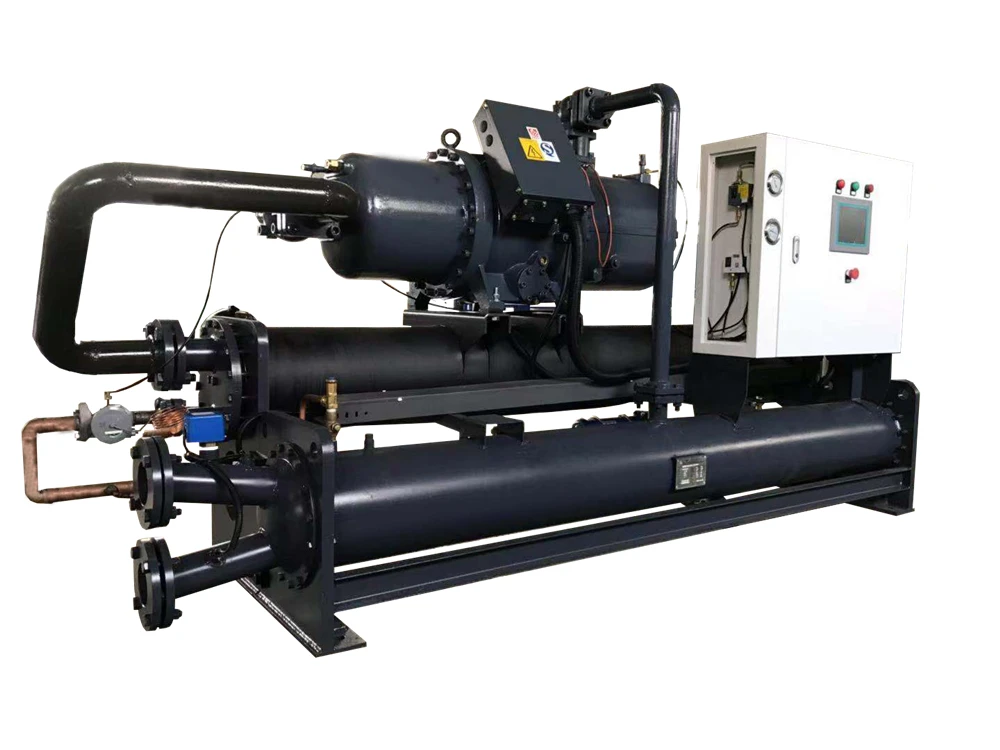 Remote Control Water Cooled Screw Glycol Chilling System Bulk Milk ...