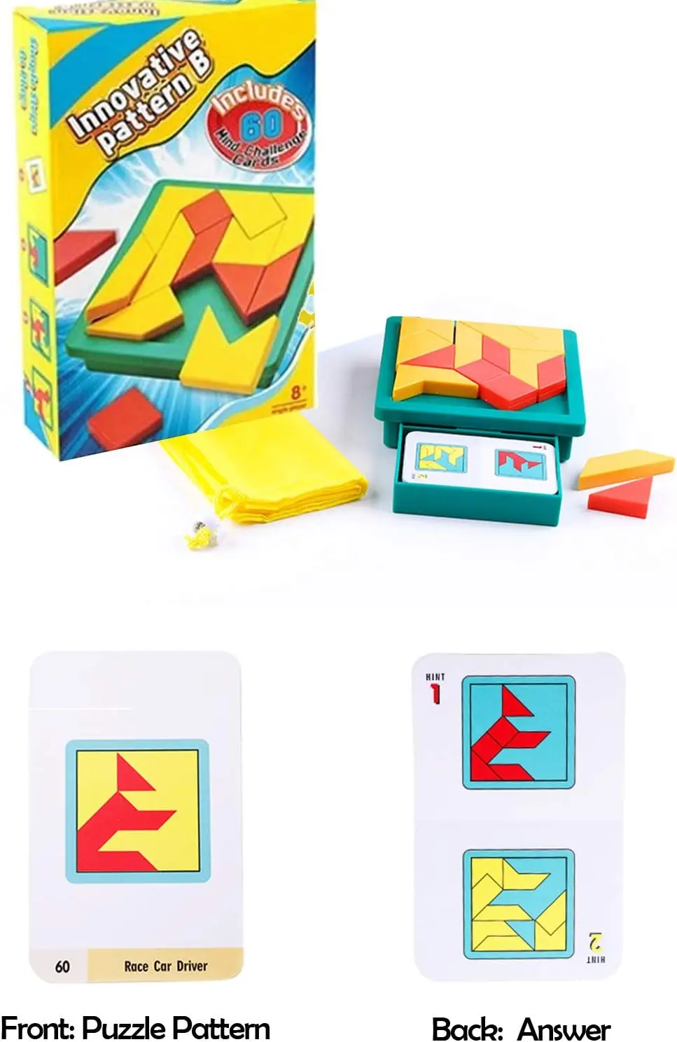 Creative Pattern Board Game Stem Educational Children Puzzle Logic ...