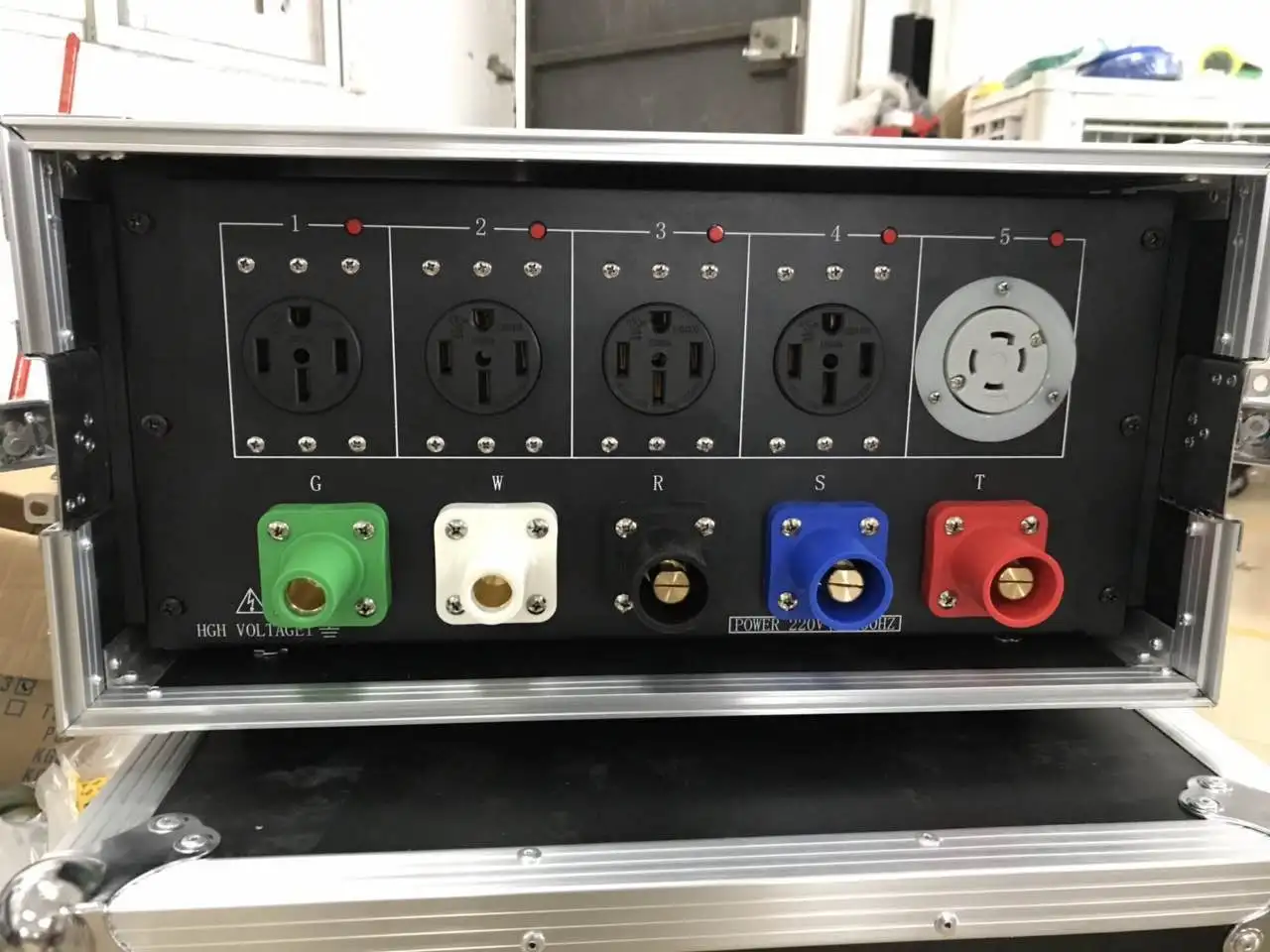 50 Amp Outlet Power Distribution Box Controlling Panel For Stage Event ...