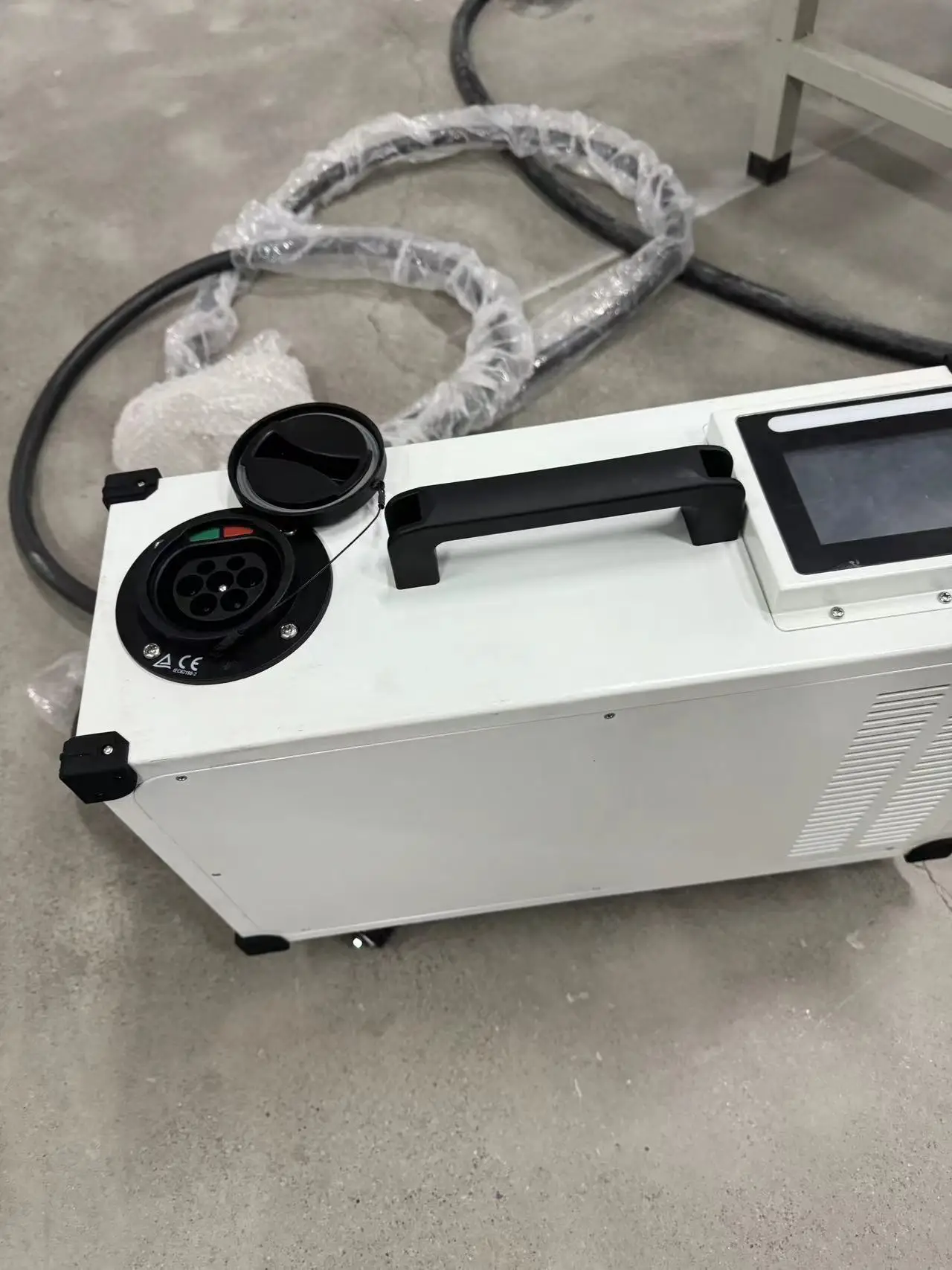 Dc 20kw Portable Ev Charger Gbt Ccs2 Ccs1 Mobile Ev Chargers For Fast ...