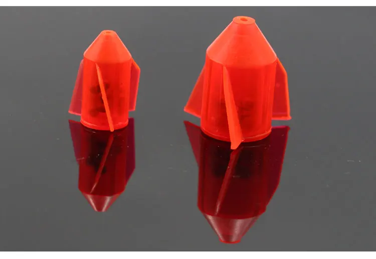 Fishing Rattles Worm Jig Fishing Lure Plastic Rattles Shake Metal Ball ...