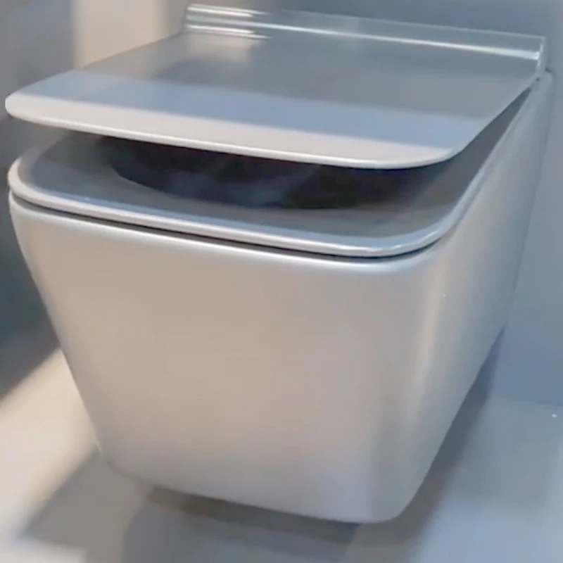 Blue Wc Bathroom Porcelain One Piece Toilet W/c Washdown Closet Indoor ...