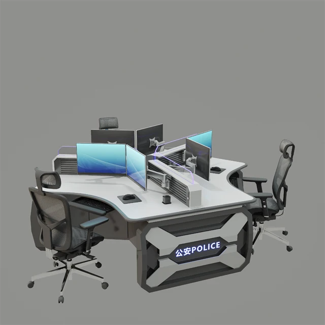 Customized Modular Control Room Console Furniture Desk For Industrial ...