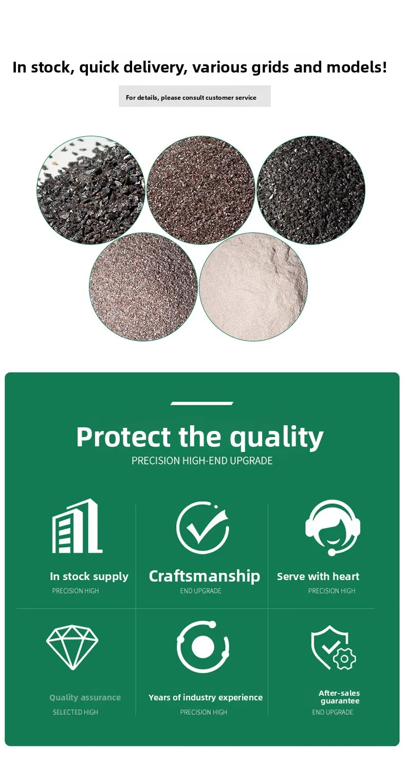 46 Mesh Castable Brown Corundum Emery Sandblasting Polishing Rust ...