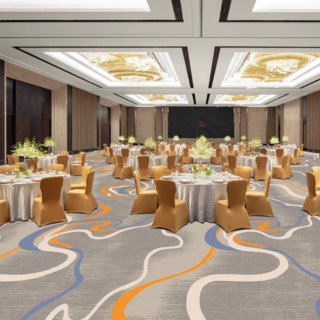 Luxury Golf Club Carpet Nylon Printed Carpet 5 Star Hotel Room Banquets ...