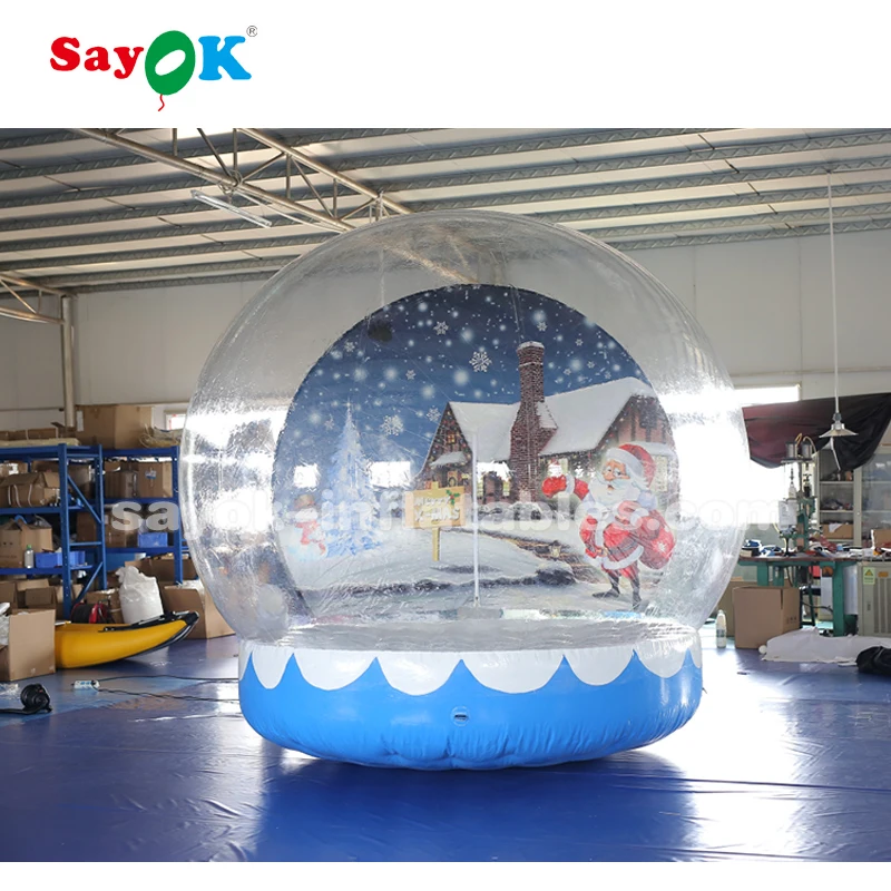 3m Dia Inflatable Photo Booth Bouncer Inflatable Bounce House Snow ...