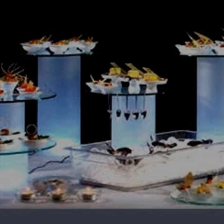 Custom Acrylic Food Display Stand Catering Buffet Cubes for Food ...