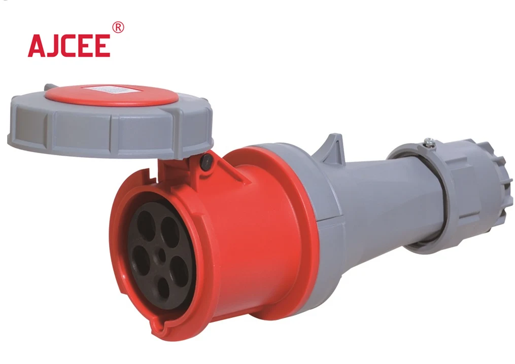 Ajcee Ip67 440v 5pin 3p+e+n 125a Waterproof Industrial Cable Connector ...