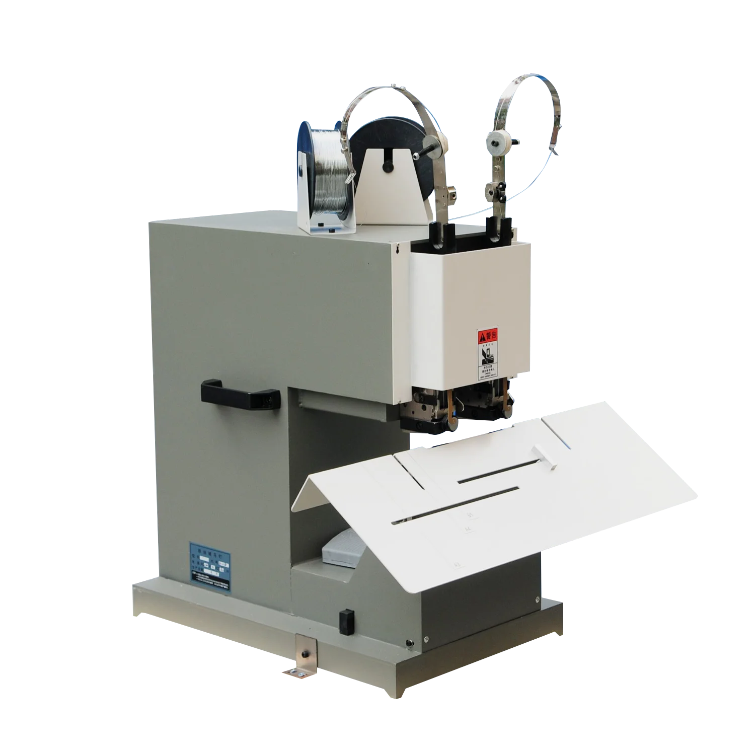 Ws-602 Desktop Flat / Saddle 2 In 1 Double Head Book Wire Stitching ...