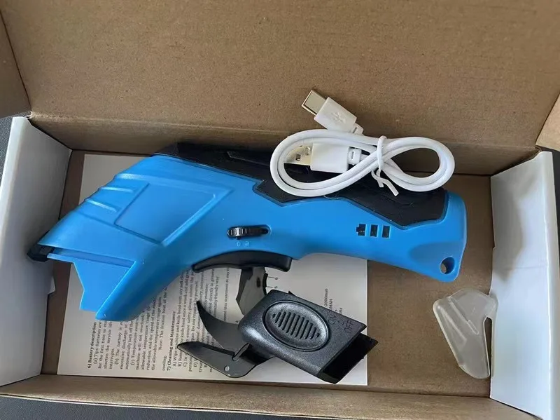 Electric Scissors Handheld Lithium Ion Rechargeable Plug in Scissors ...