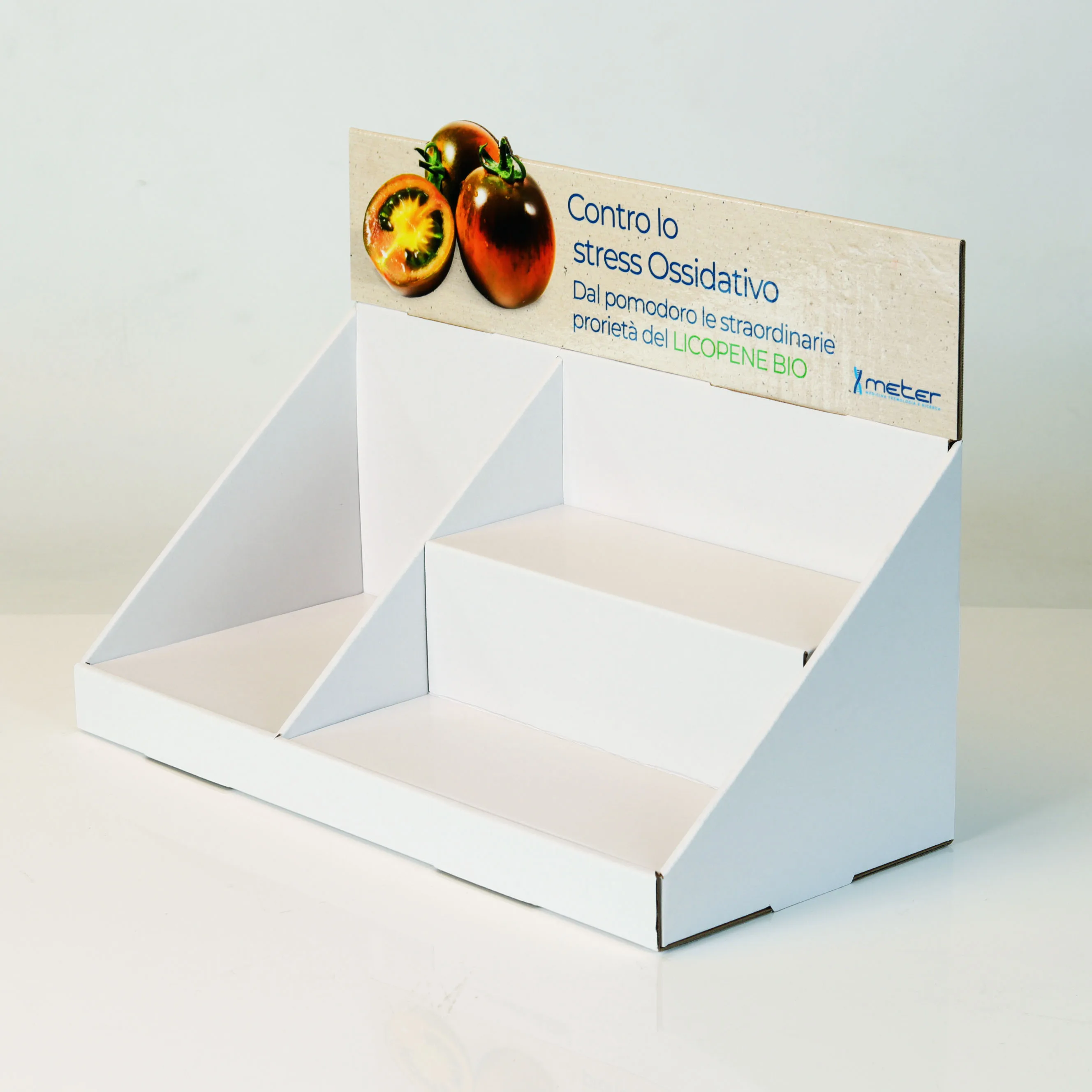 Custom Printed Corrugated Cardboard Countertop Displays for Retail ...