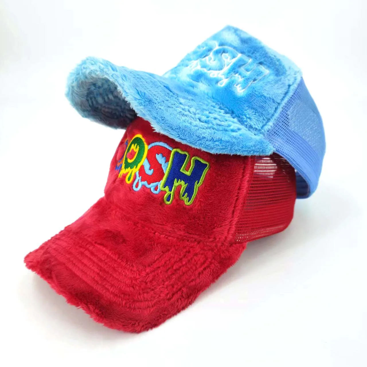 Wholesale Fluffy Furry Trucker Cap - Custom Logo Snapback