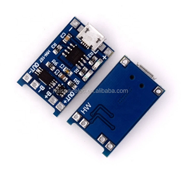 Haisen Hw-107 Tp4056 Charging Board Micro Usb 5v 1a 18650 Lithium ...
