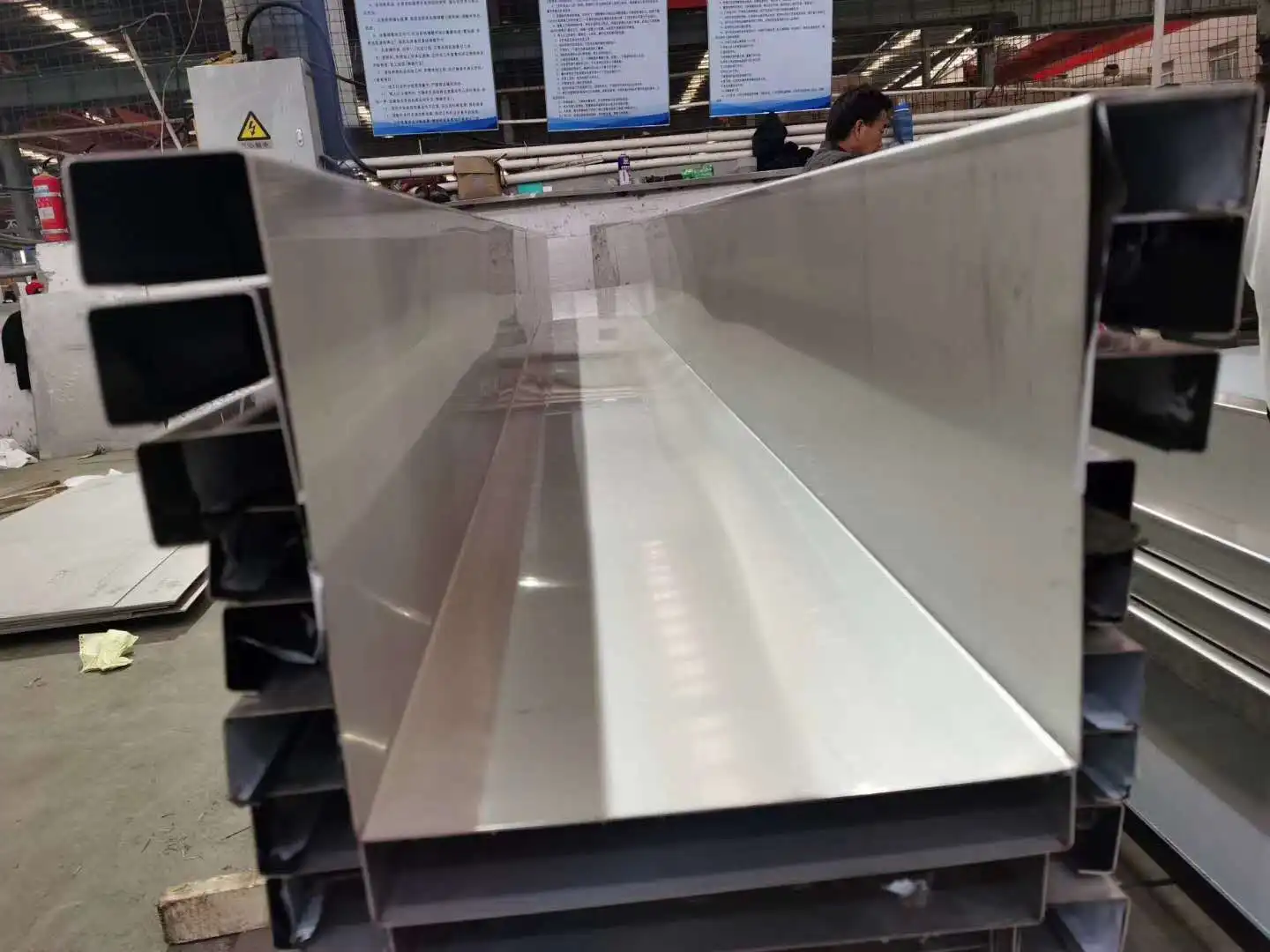 DIN 1.4301 SUS304 SUS 316 Stainless Steel Square Drain Gutter