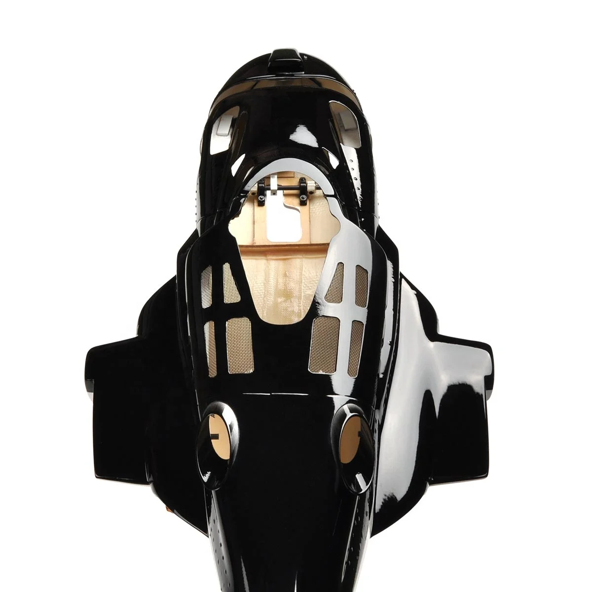 Radio Control Helicopter Fuselage 250 Size Airwolf Black Painting Toys ...