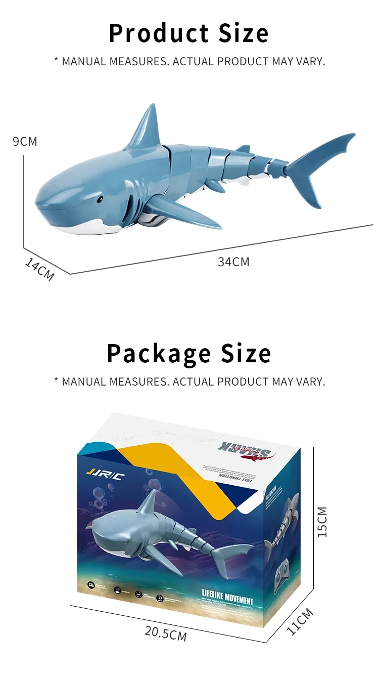 2.4g 4ch Rc Shark Toy Wholesale Realistic Animatronic Shark Remote ...